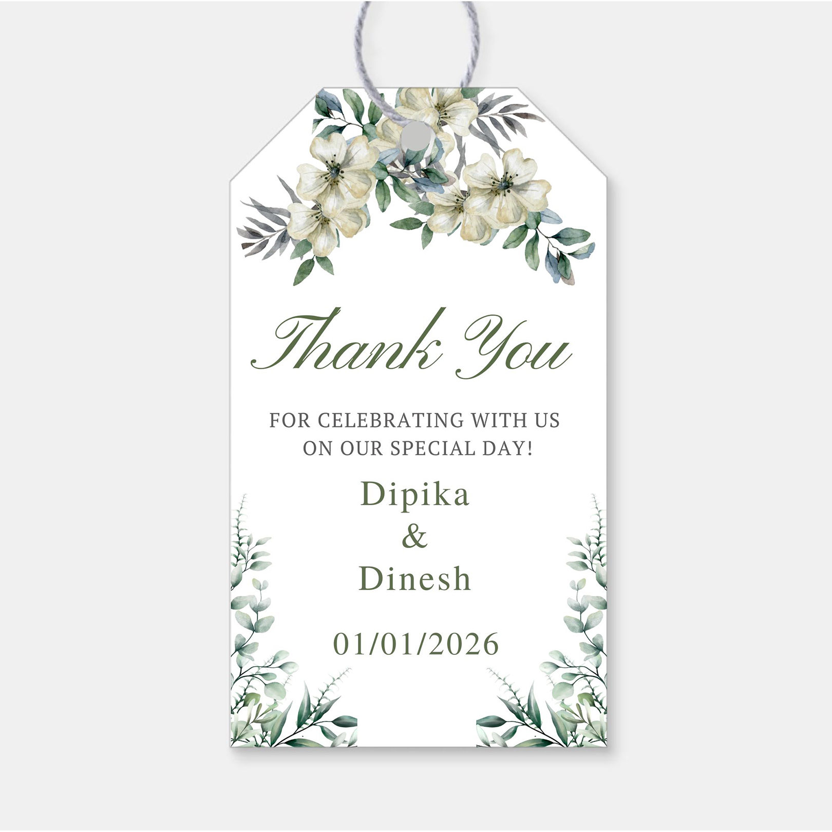 Custom Thank you gift tags | Personalized Gift tags | Best Quality